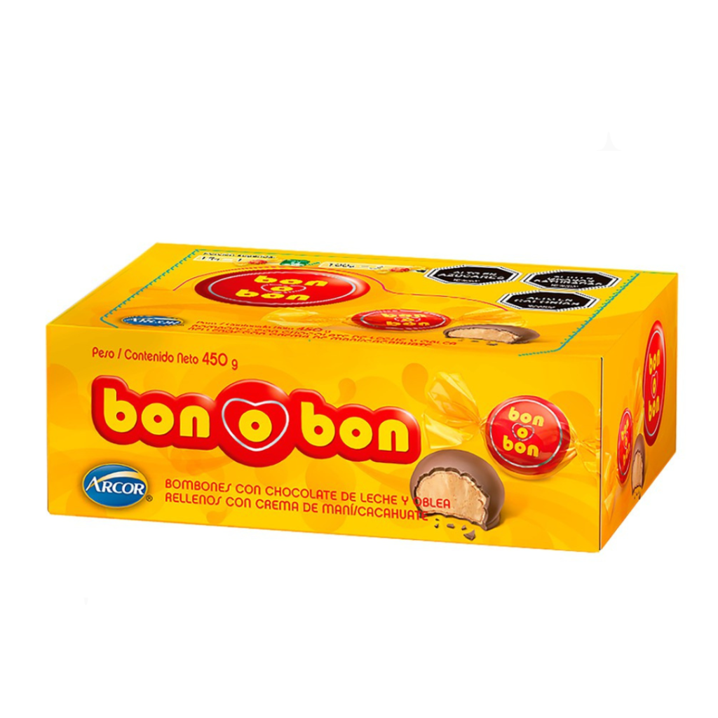 Chocolates Bon O Bon - Leche (30 piezas) - Snack Box PR